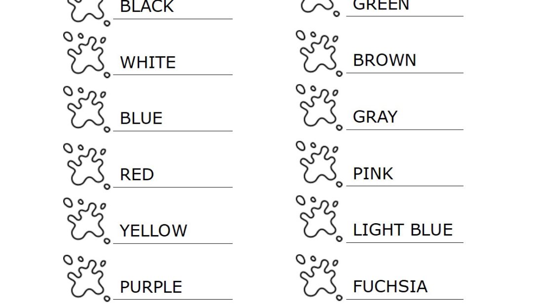 I colori in inglese “Abbina i colori” – Rainbow Magic English