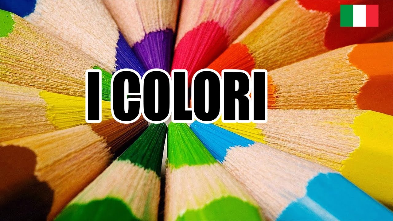 I colori | I colori in italiano | Impariamo i colori | Learn italian ...