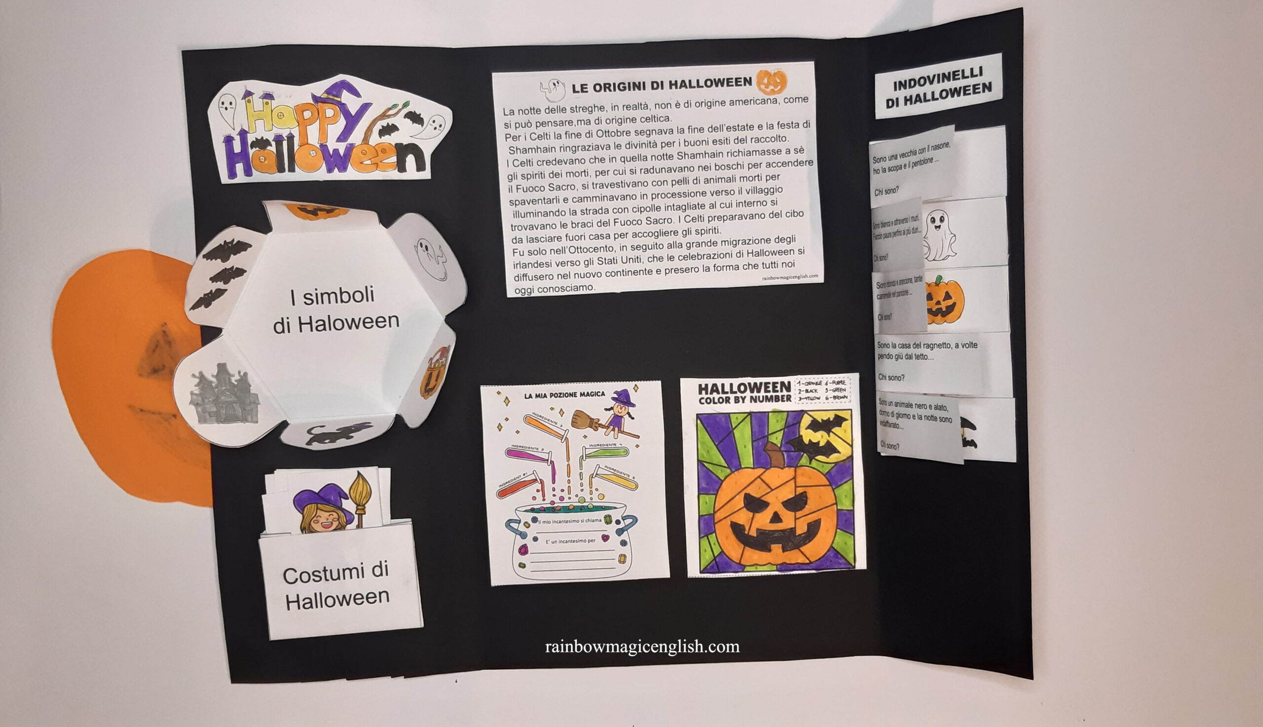 Lapbook di HALLOWEEN – Rainbow Magic English