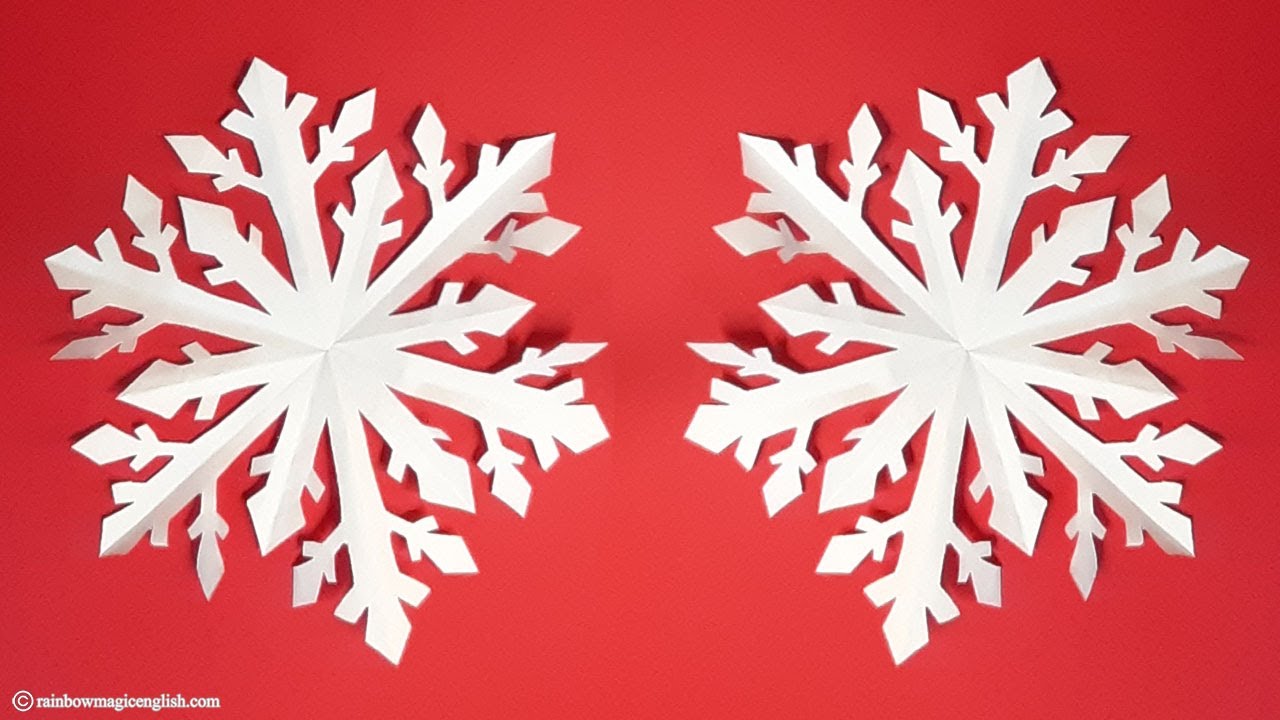 DIY: Come fare Fiocchi di neve con la carta | DIY Paper Snowflakes ...