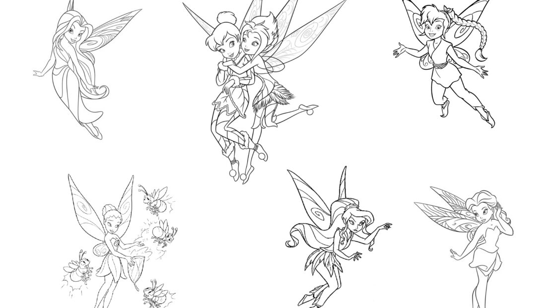 Trilli e Fatine Disney da colorare – Rainbow Magic English
