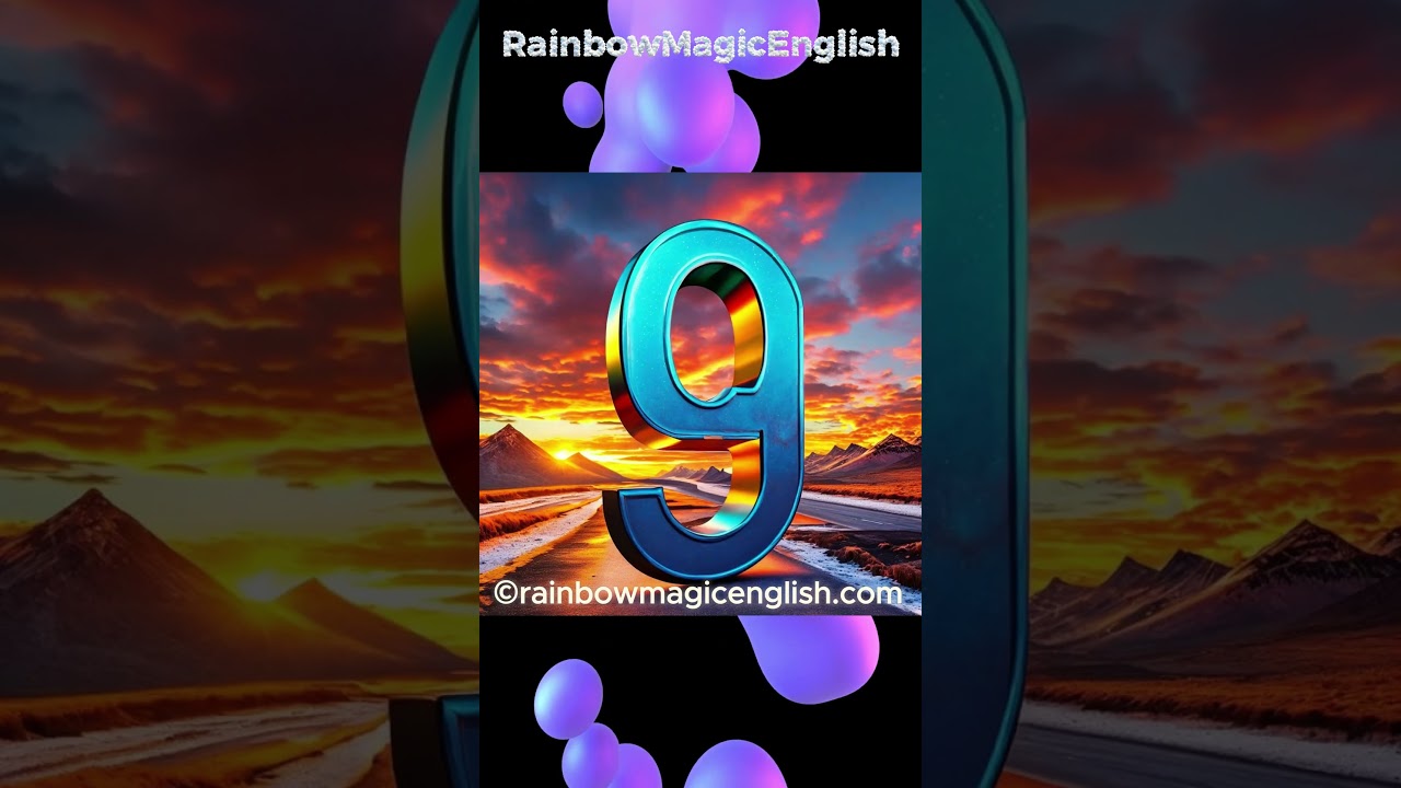 Numbers 1 – 10 english | how to pronounce #shorts #numbers – Rainbow ...