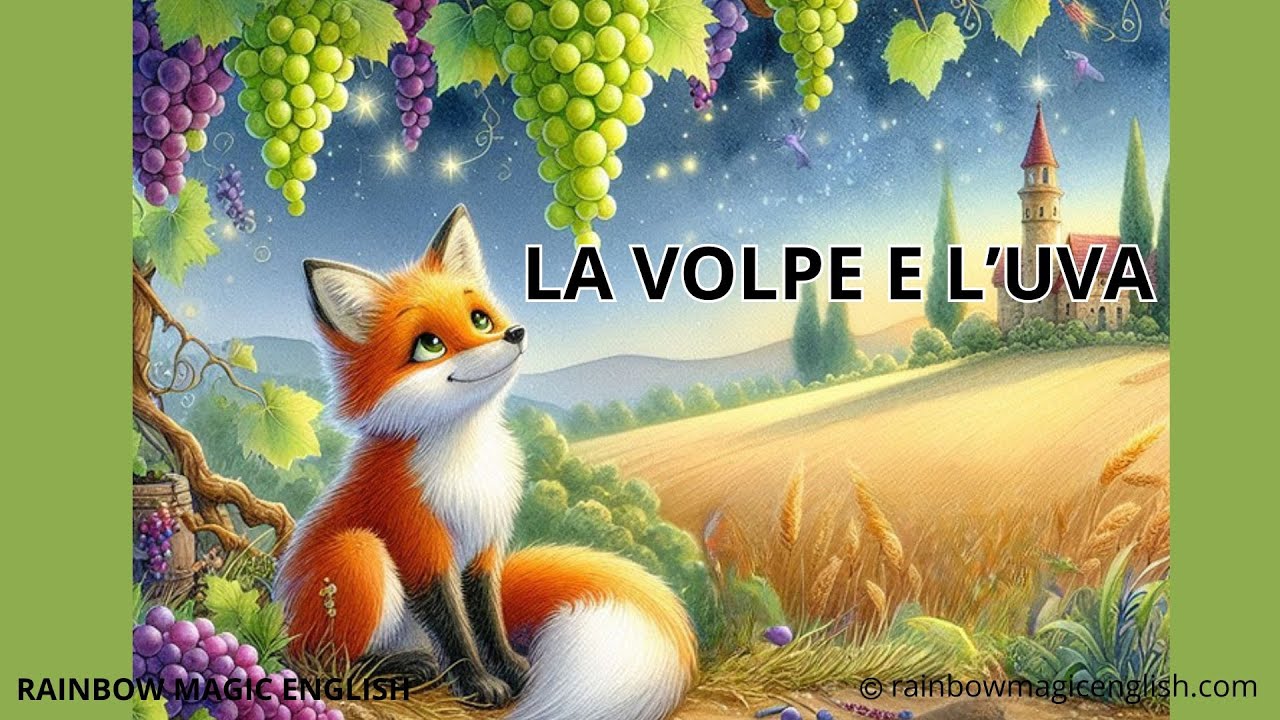 La Volpe e l’Uva – Favola di Esopo – Rainbow Magic English